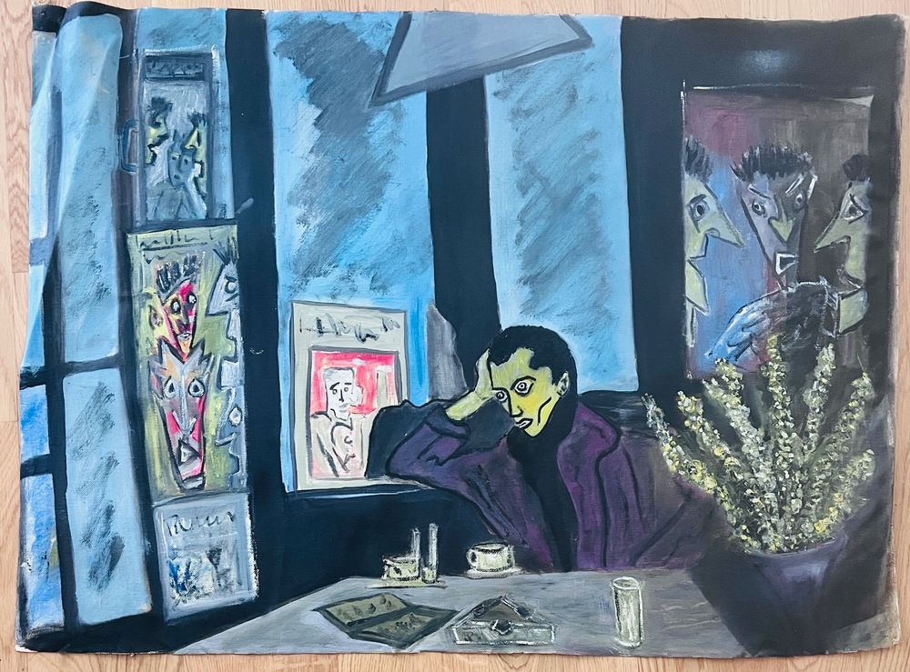 Alte Grosse Gemälde Öl Auf Leinwand (Gebraucht) in Root für CHF 10 – mit Lieferung auf Ricardo ...