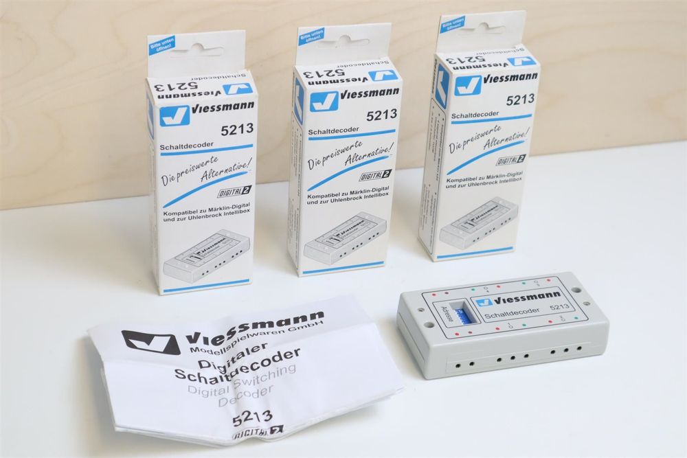 Viessmann 3 x Märklin Schaltdecoder 5213 - Neupreis: 200.- | Kaufen auf Ricardo