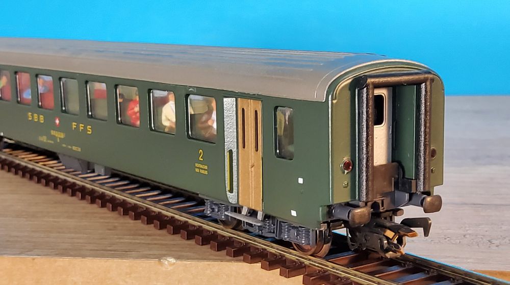 Modelleisenbahn "HAG SBB Einheitswagen 1" H0 2.Klasse (Neu (gemäss Beschreibung)) in Grüningen ...