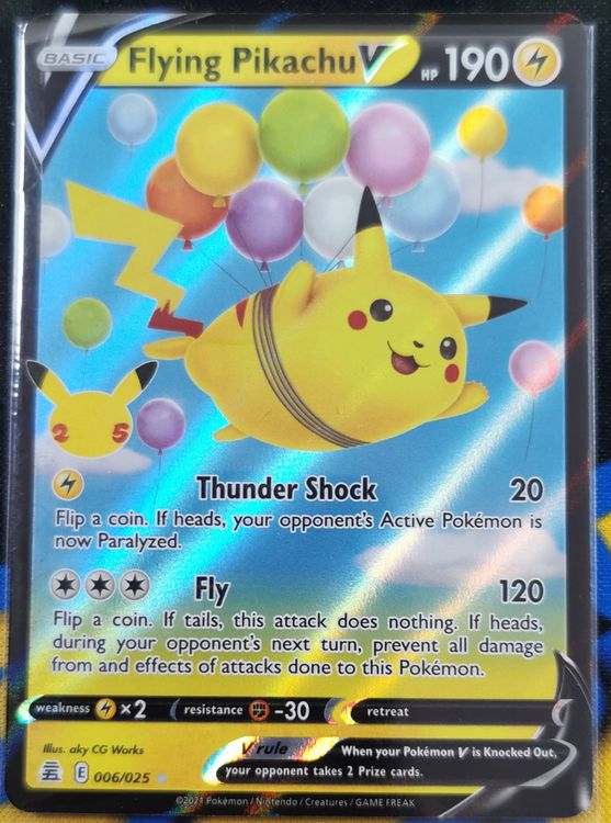 Pokemon Flying Pikachu V 006/025 Celebrations EN | Kaufen auf Ricardo