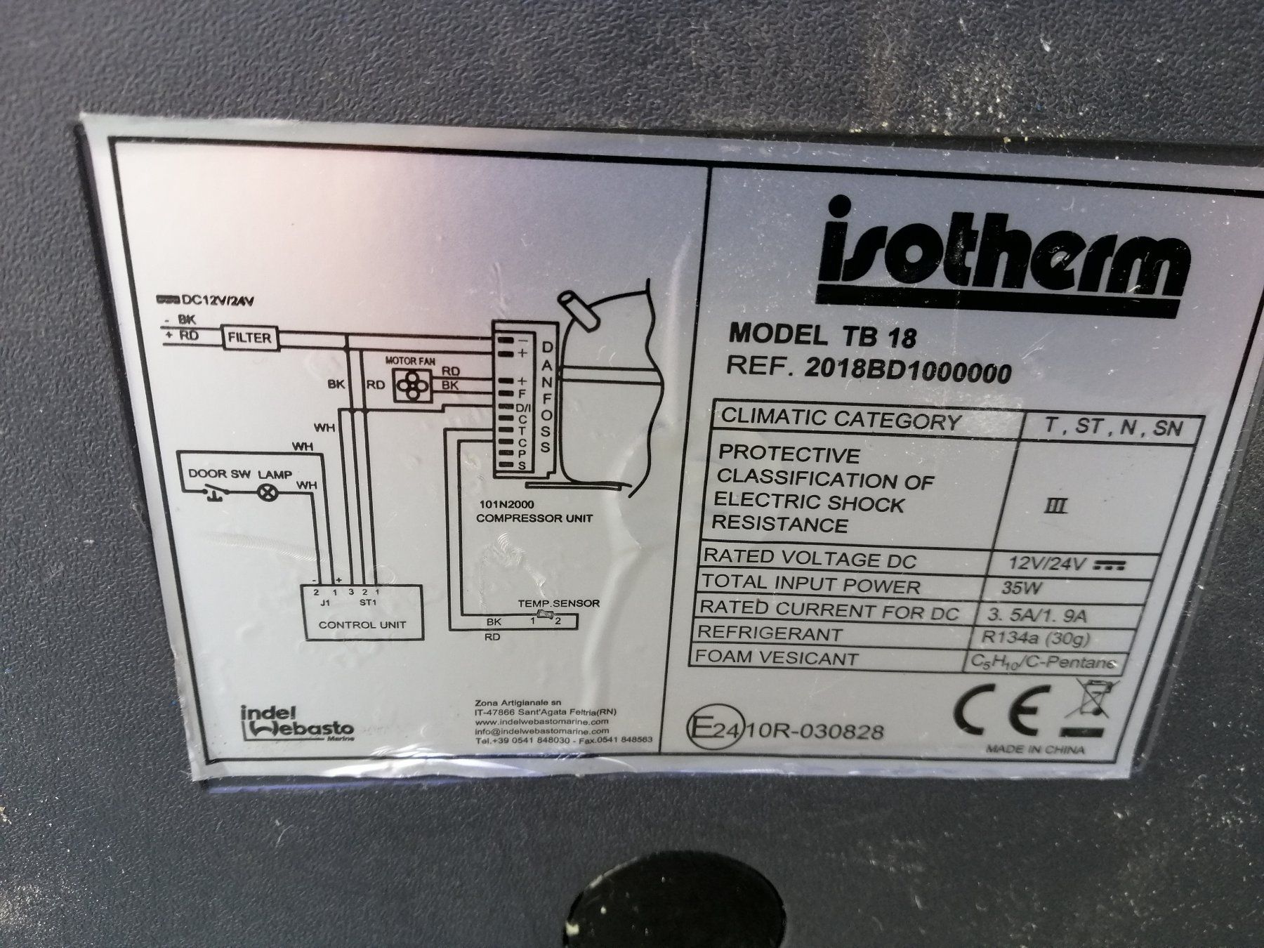 Kompressorkühlbox Webasto Isotherm 12V24V, TB18 DC, 18 Liter (Neu ...