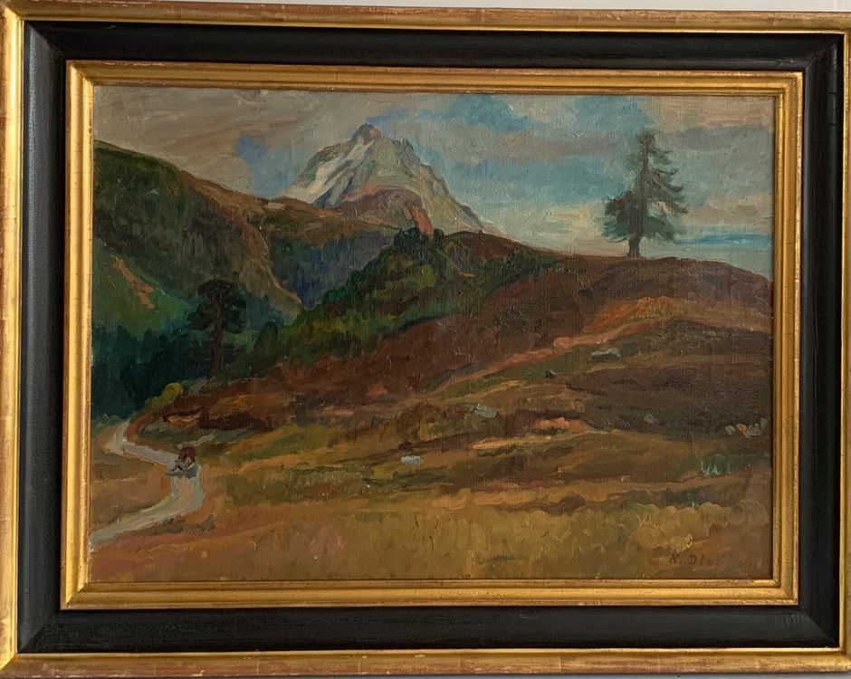 Karl Theophil Dick (1884-1967) Berglandschaft Gemälde | Kaufen auf Ricardo