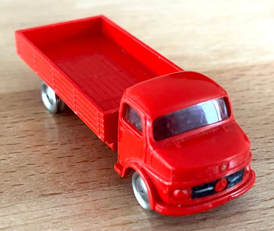 Automodell Lego H0 1/87 Mercedes Pritschenwagen mit Anhänger (Gebraucht ...