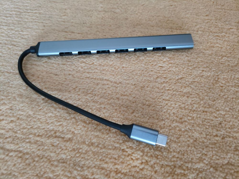 Adaptateur 7 en 1 --- USB-c to 7x USB-3 --- neuf | Kaufen auf Ricardo