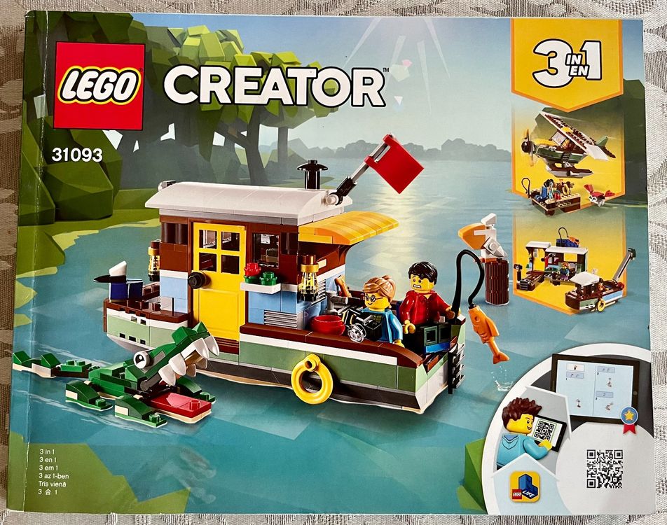 Lego Creator 3 in 1 31093 - Riverside Houseboat / Hausboot | Kaufen auf ...
