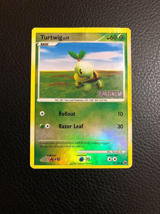 Majestic Dawn ( Burger King) Turtwig reverse stamped 77/100 (Gebraucht) in Paradiso für CHF 2 ...