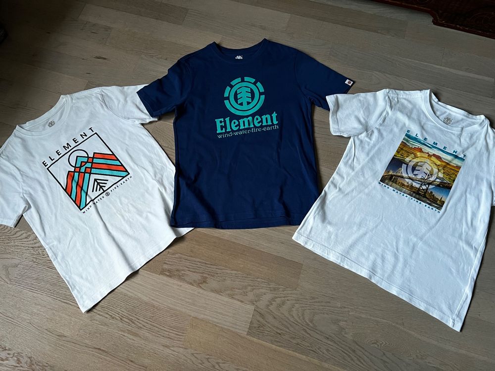 3 T-Shirts Element Gr. 12/ ca. 152 (Gebraucht) in Rubigen für CHF 12 ...