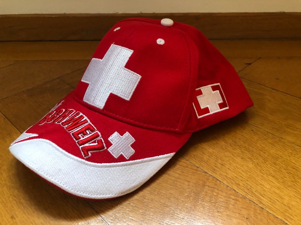 Schweizer Fan Cap Rot Weiss mit Schweizer Kreuz NEU !!! (Neu (gemäss ...