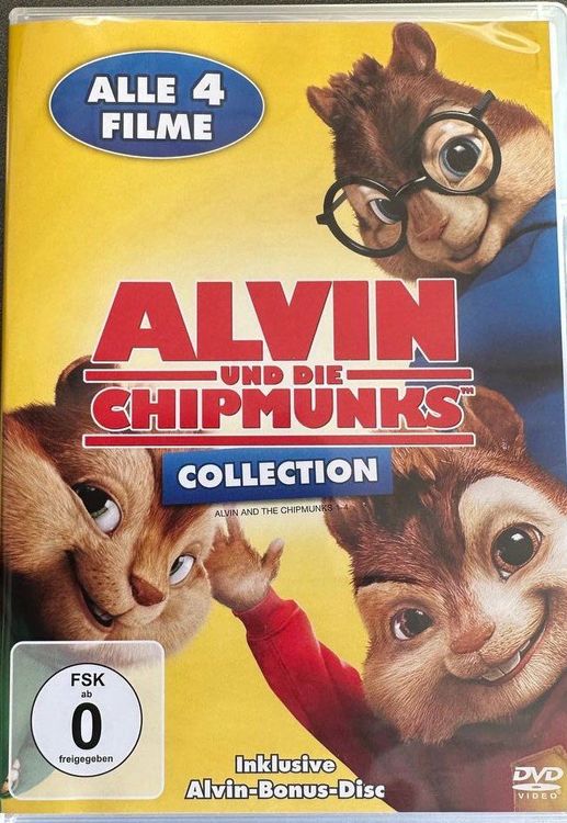 Alvin und die Chipmunks DVD Collection 4 Filme (Gebraucht) in Beringen ...