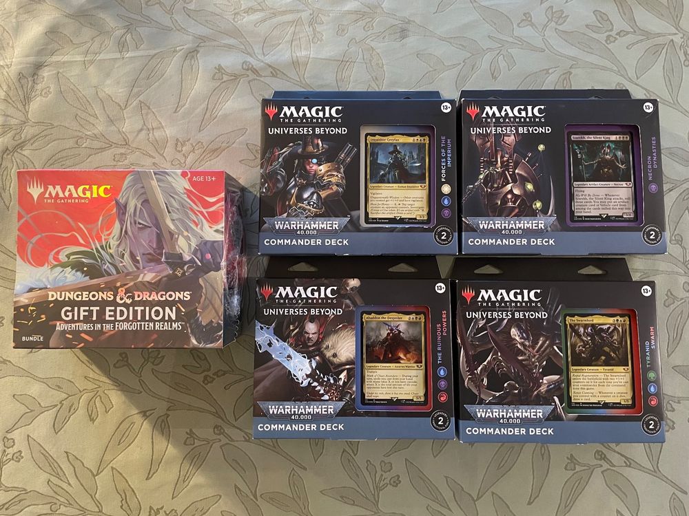 Magic the Gathering Warhammer 40K Commander Decks EN (Neu und ...