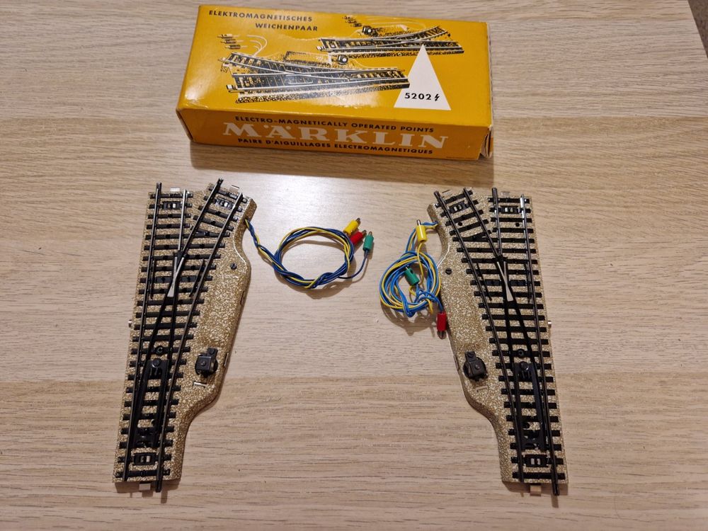 Märklin 5202 Weichenpaar M H0 (3) (Gebraucht) in St-Aubin-Sauges für CHF 23 – mit Lieferung auf ...