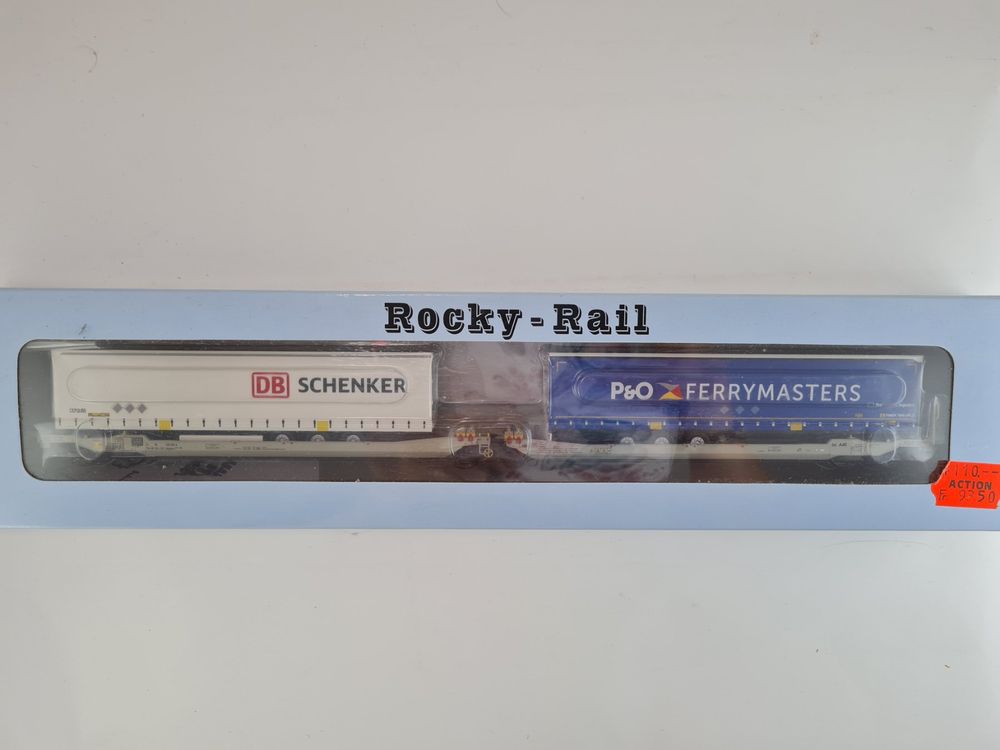 Rocky Rail RR90337 Doppeltaschenwagen Sdggmrs H0 1:87 (Neu (gemäss ...