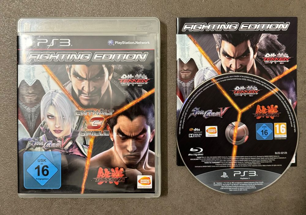 PS3 Fighting Edition : Tekken+ Soul Calibur + Tekken 6 (Gebraucht) in Birsfelden für CHF 29.9 ...