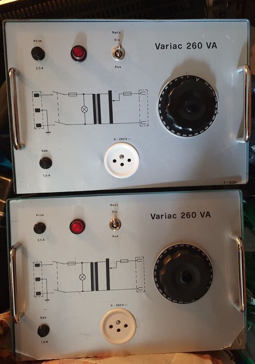 Variac mit Trenntrafo 0-260V/260W (Gebraucht) in Horw für CHF 200 – mit ...
