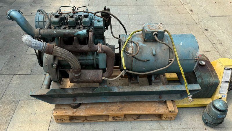 Generator mit 3 Zylinder Diesel MWM-Motor luftgekühlt (Gebraucht) in ...