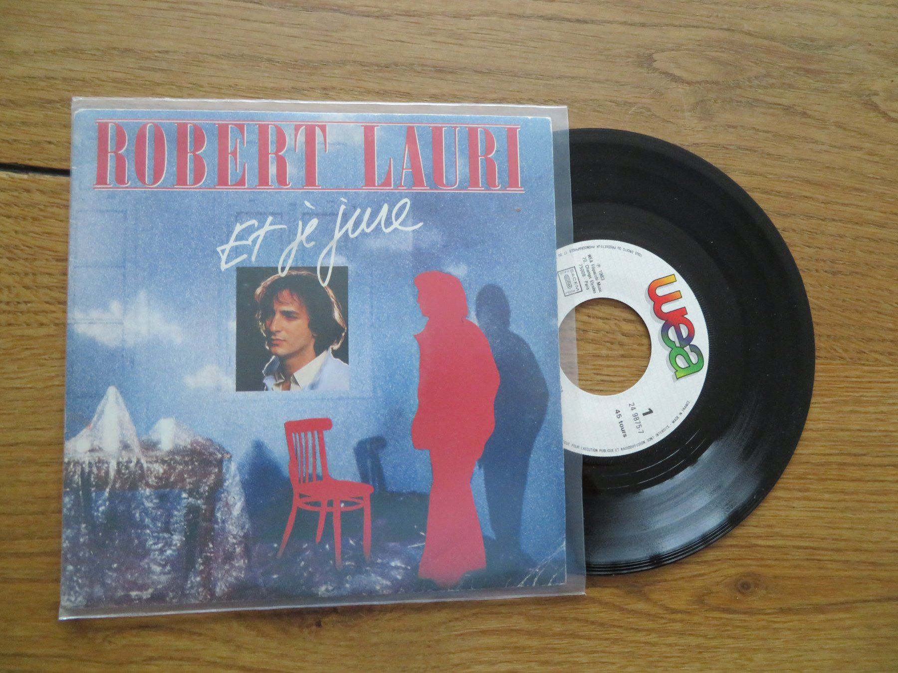 Robert Lauri - Et je jure - Seltene Single, Top Zustand! (Neu (gemäss ...