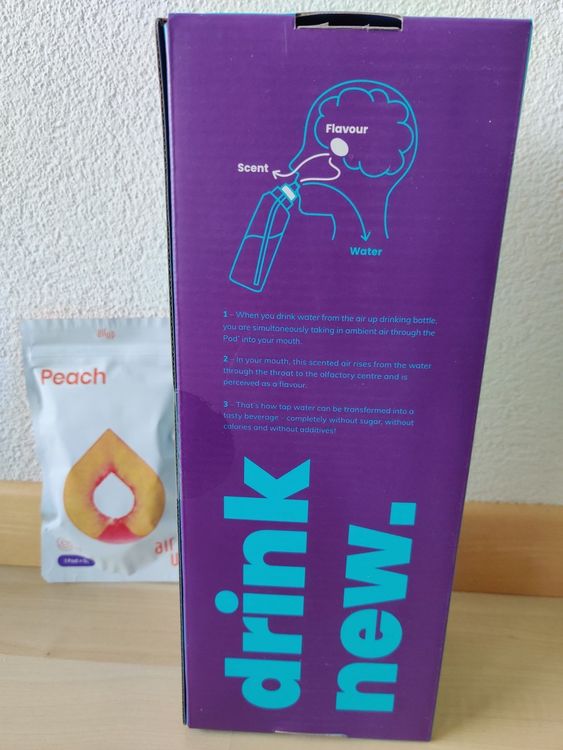 Air Up Flasche - Ocean Blue inkl. 3 Pods Pfirsich (Neu (gemäss ...