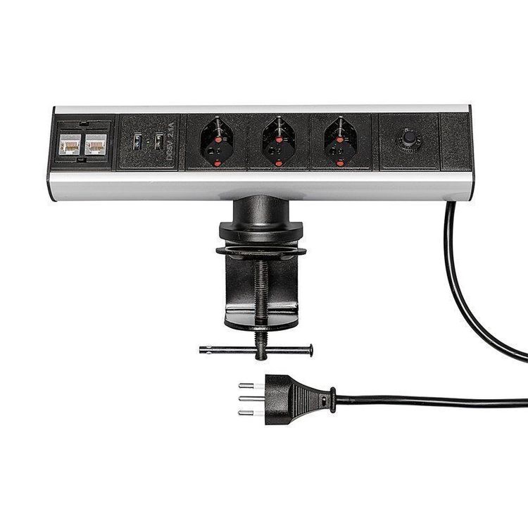 Steckdosenleiste DESK, Steffen, 3 x T13, 2 x USB, 2 x RJ45 (Neu und originalverpackt) in Laufen ...