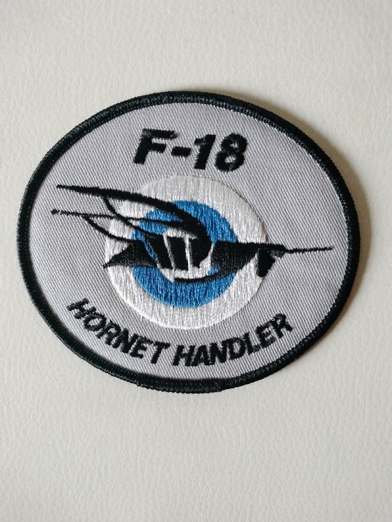 Schweizer Armee Militär F/A 18 Badge Aufnäher (Neu (gemäss Beschreibung ...