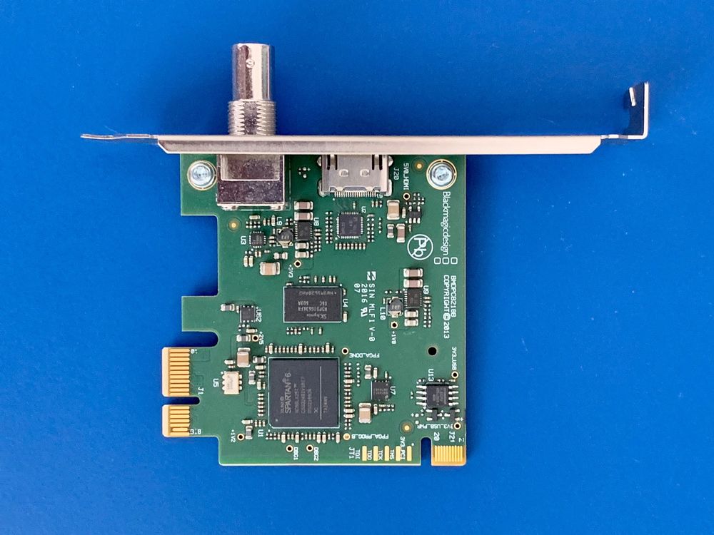 Blackmagic Design Decklink Mini Monitor - PCIe Playback Card (Gebraucht ...