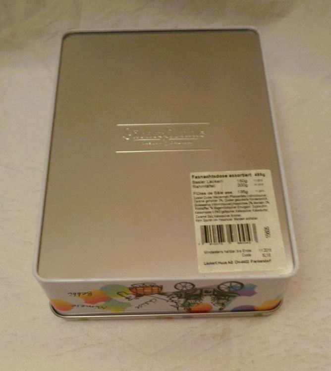 Blechdose Basler Fasnacht / Läckerli Huus Basel ab Fr. 8.- (Gebraucht) in Bellach für CHF 9 ...