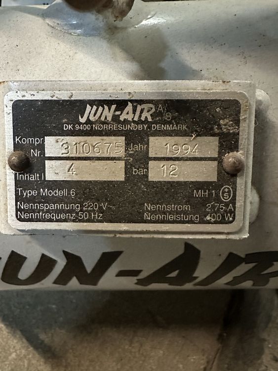 Jun-Air Kompressor (Defekt) in Obergösgen für CHF 95 – mit Lieferung ...