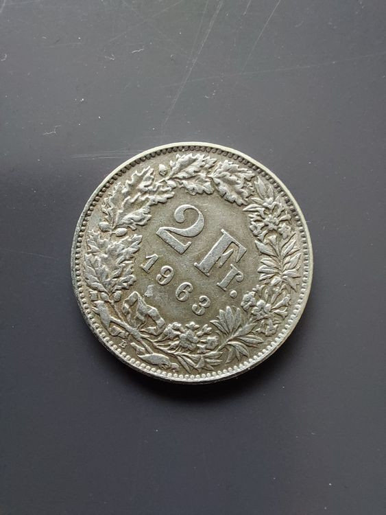 2 Franken 1963 (Gebraucht) in Näfels für CHF 5 – mit Lieferung auf Ricardo kaufen