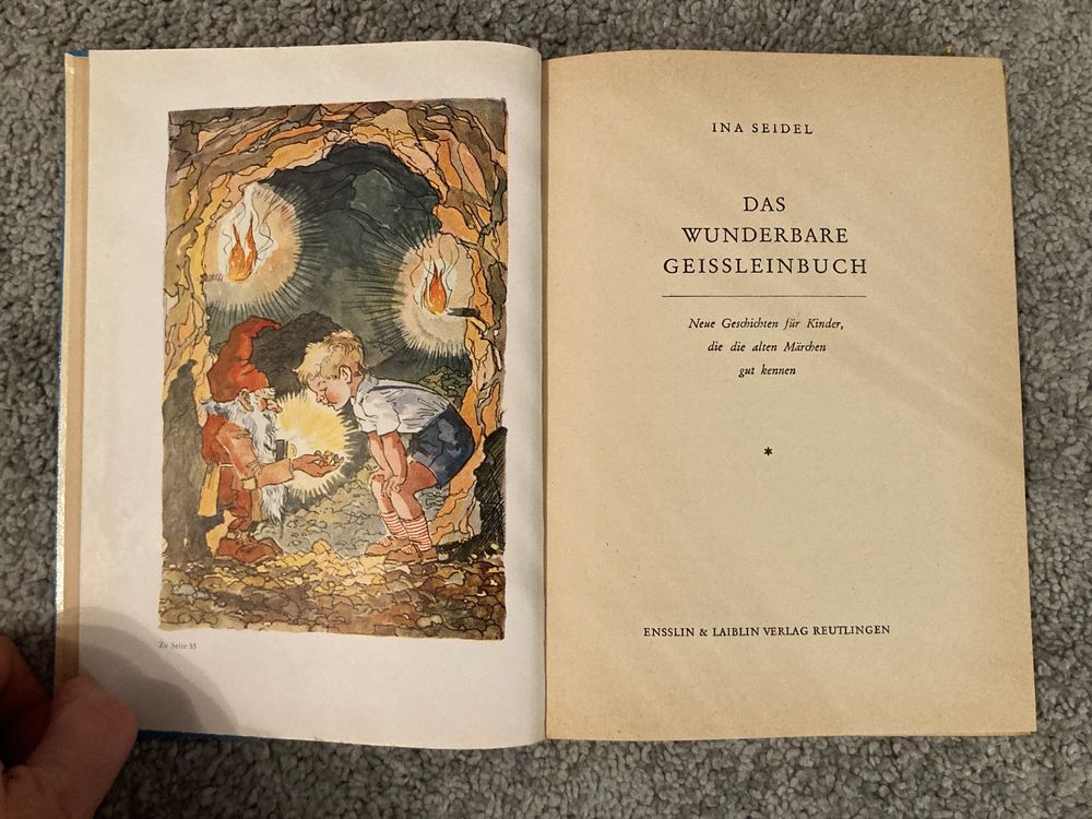 Ina Seidel: Das wunderbare Geissleinbuch (Gebraucht) in für CHF 1 – mit ...
