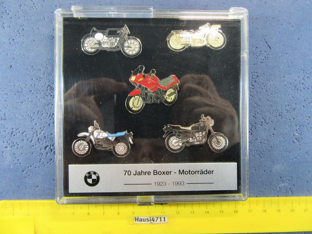 5er PIN-SET BMW BOXER MOTORRAD 1923-1993 IN OVP BOX ORIGINA | Kaufen ...