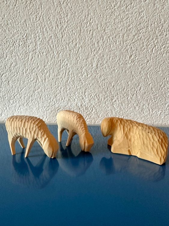 HESS-Krippenfiguren “Ehre sei Gott”, Original, 3 Schafe (Gebraucht) in Wallisellen für CHF 190 ...