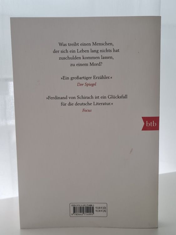 Der Fall Collini - Ferdinand von Schirach (Neu (gemäss Beschreibung ...