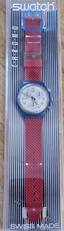 Swatch Chrono JFK (SCN103) - 1992 (Neuf avec emballage d'origine) à ...