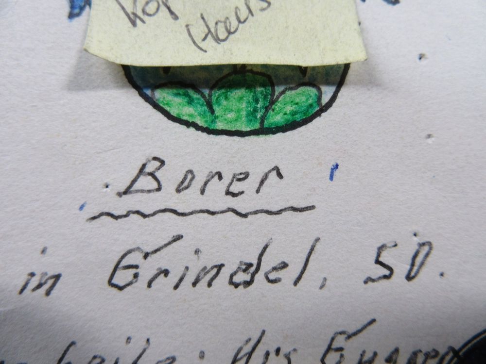 FAMILIENWAPPEN BORER GRINDEL SOL. (Gebraucht) in Ettingen für CHF 20 ...