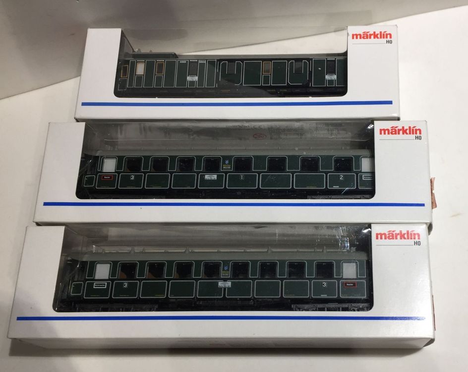 Märklin 41351/61/71: 3 Wag. K.Bay.Sts.B (Gebraucht) in Sonceboz ...
