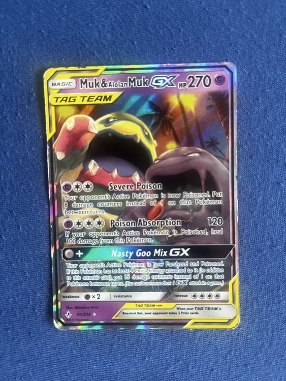 Rare Muk & Alolan Muk GX Tag Team - Pokemon Card 👾! (Gebraucht) in ...