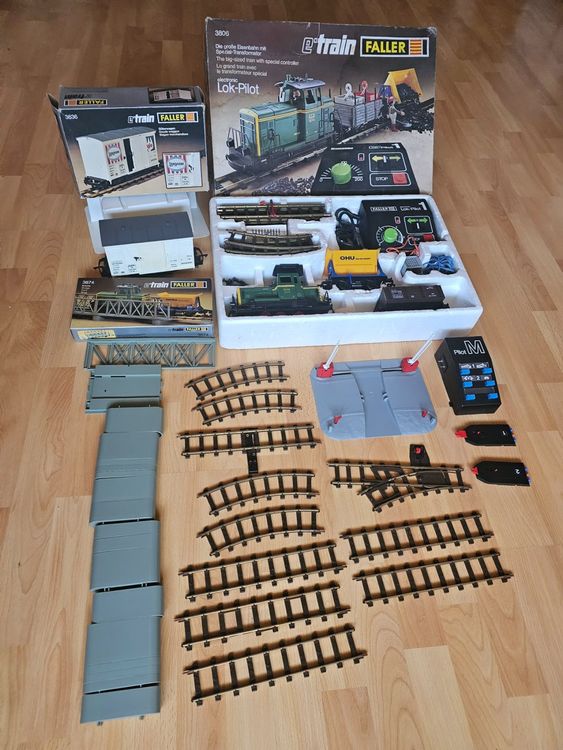 Faller 3806, Zug mit Schienen ganzes Set mit viel Zubehör | Kaufen auf ...