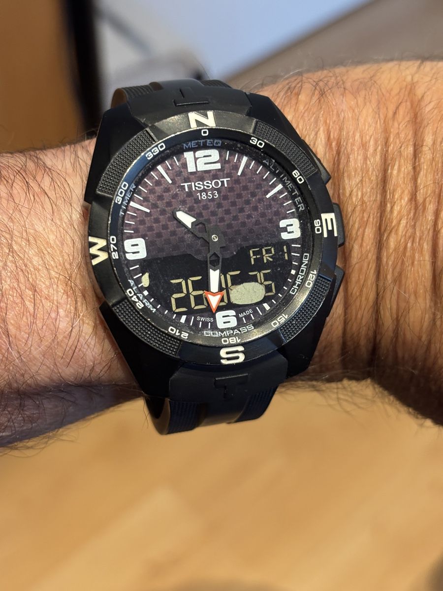 Montre Tissot T-Touch, fonctionne bien tache sur le display (Gebraucht) in St Prex für CHF 150 ...