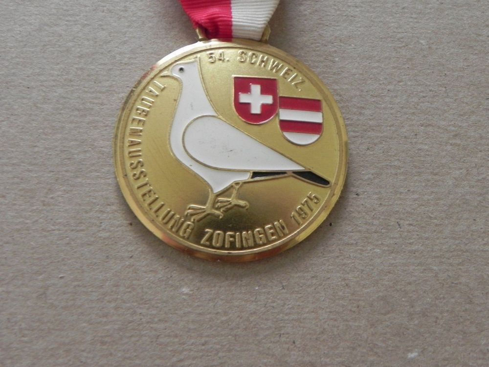 Medaille Zofingen AG Tauben Ausstellung (Gebraucht) in Siebnen für CHF ...