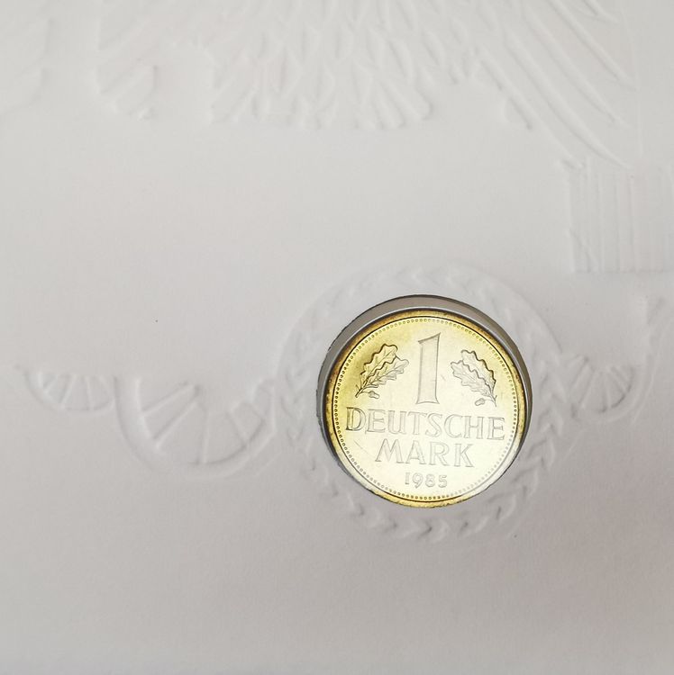 Numis-/Münzbrief "1 Deutsche Mark" ADLER 150 Jahre Eisenbahn | Kaufen ...