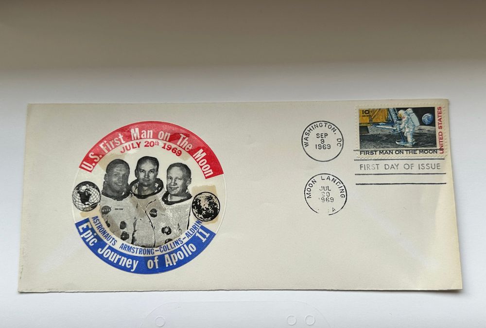 Brief 20 July 1969 Stamp 10 Cent USA Apollo 11 Man's First (Gebraucht ...