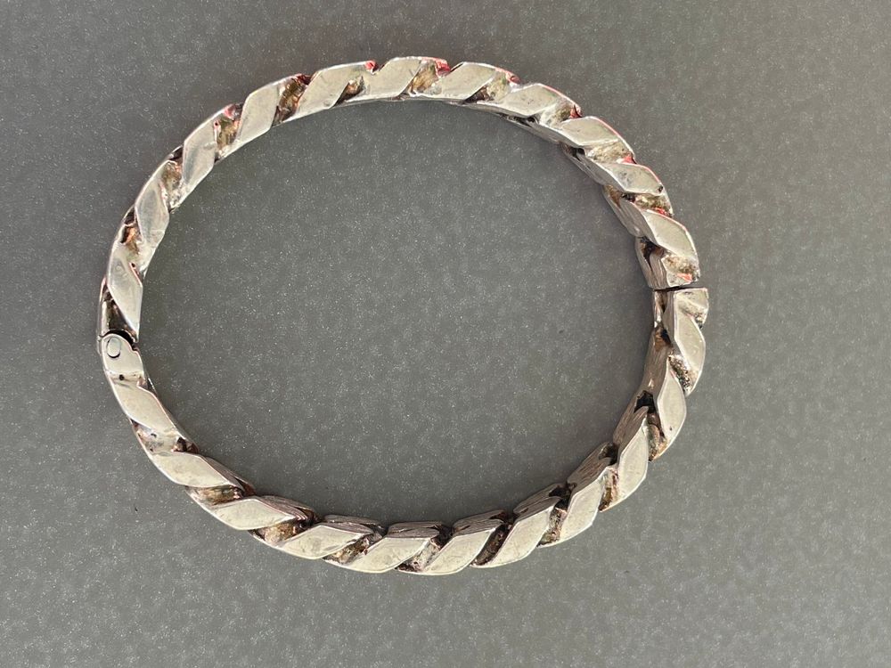 BAUHAUS Franz Scheurle 925 Silb Armspange Kette 57g RAR (Gebraucht) in Basel für CHF 169 – mit ...