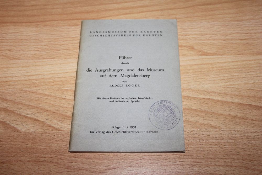 Führer durch die Ausgrabungen und das Museum auf dem Magdale (Gebraucht ...