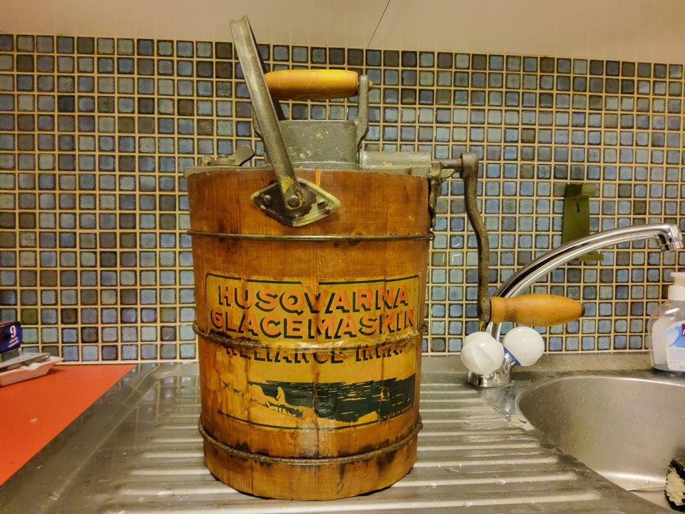 Antike Schwedische Glacemaschine aus den 50ger Jahren. | Kaufen auf Ricardo