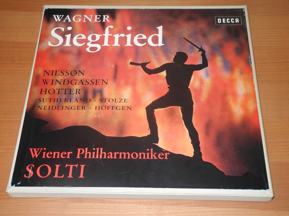 WAGNER: SIEGFRIED - GEORGE SOLTI / NILSSON / HOTTER - DECCA | Kaufen ...