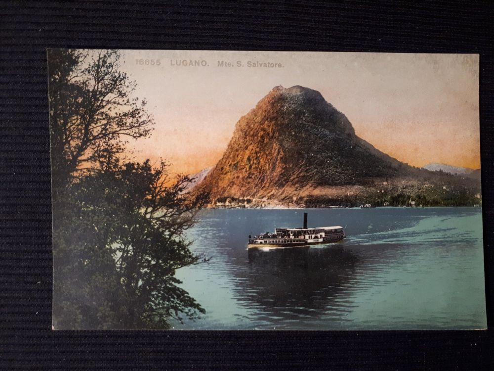 LUGANO - BATTELLO - DAMPFSCHIFF (Gebraucht) in Ponto Valentino für CHF ...