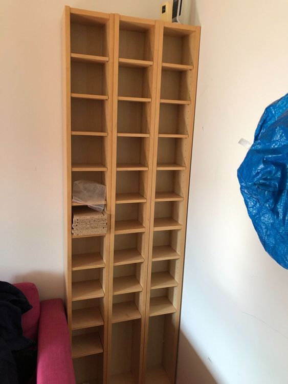 IKEA GNEDBY CD/DVD Regal x 3 (Gebraucht) in Birsfelden für CHF 1 – nur ...