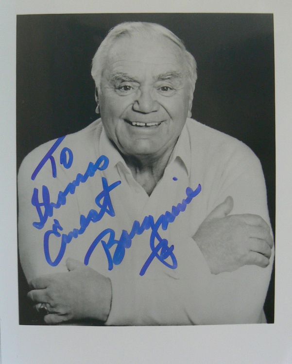 Ernest Borgnine (1917-2012) Schauspieler - sign. Foto (Gebraucht) in ...