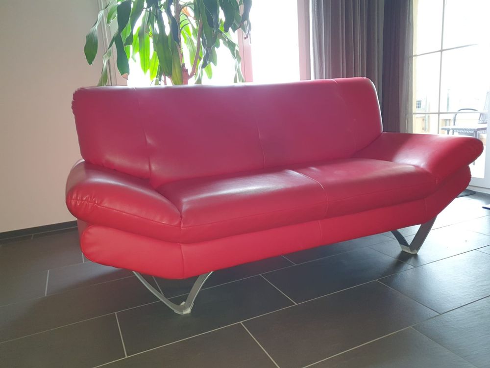 2er Sofa Rot | Kaufen auf Ricardo