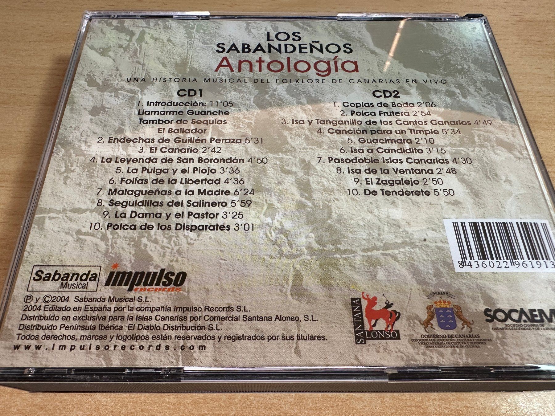Antologia Los Sabandeños - Una historia musical del folklore (Gebraucht ...