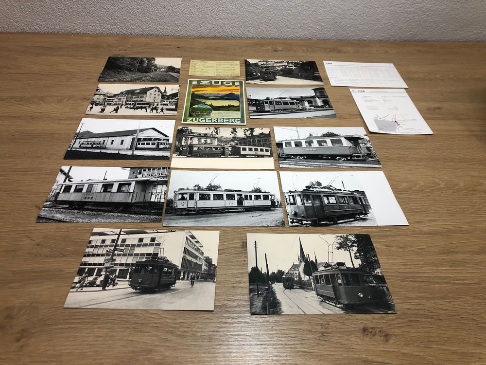 Alte Ansichtskarten Zuger Berg und Strassenbahn | Kaufen auf Ricardo